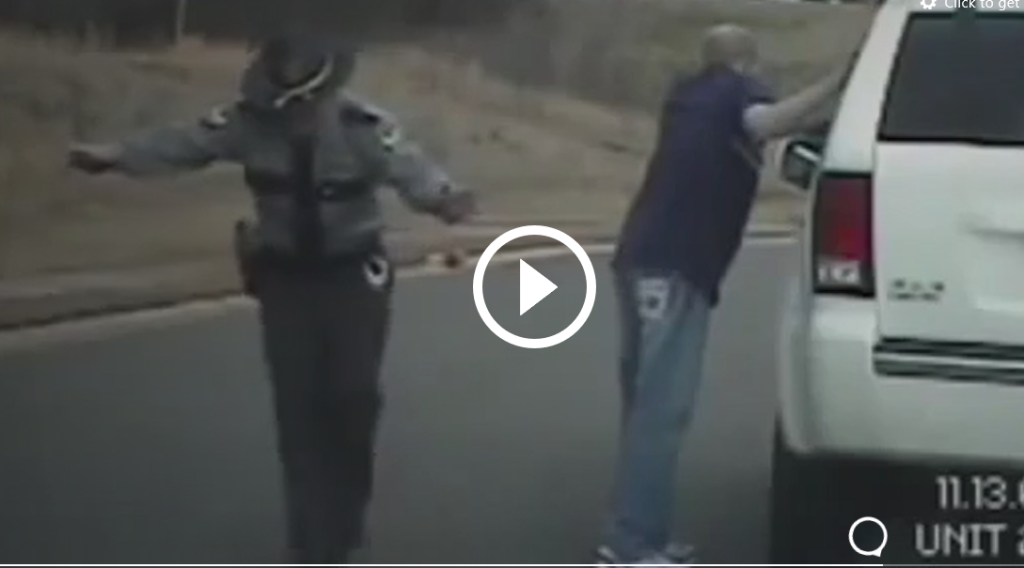 Drunk Cop Caught On Dash Cam Giving Sobriety Test To Driver