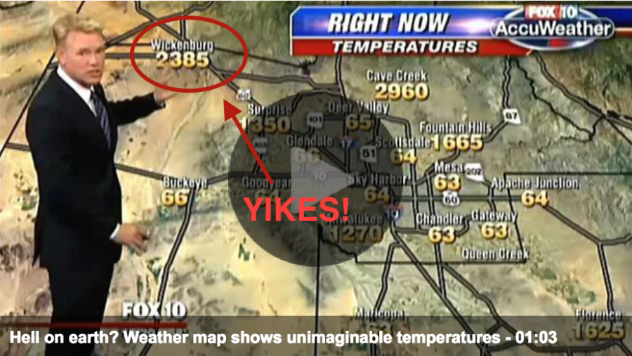 Hell On Earth? Weather Map Shows Unimaginable Temperatures ...